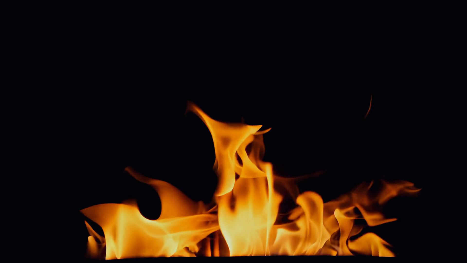 Dynamic Vibrant Flames Are Dancing Stock Footage SBV-351681245 ...