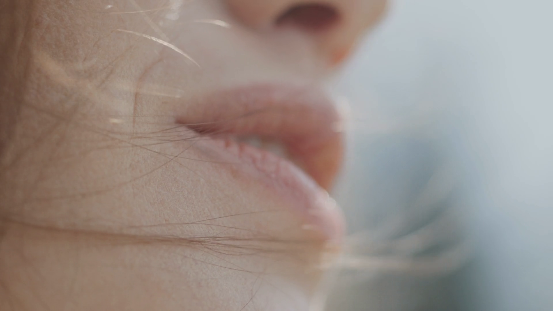 Extreme Close Up View Of Girl's Face In Sun Stock Footage SBV-348613579 ...