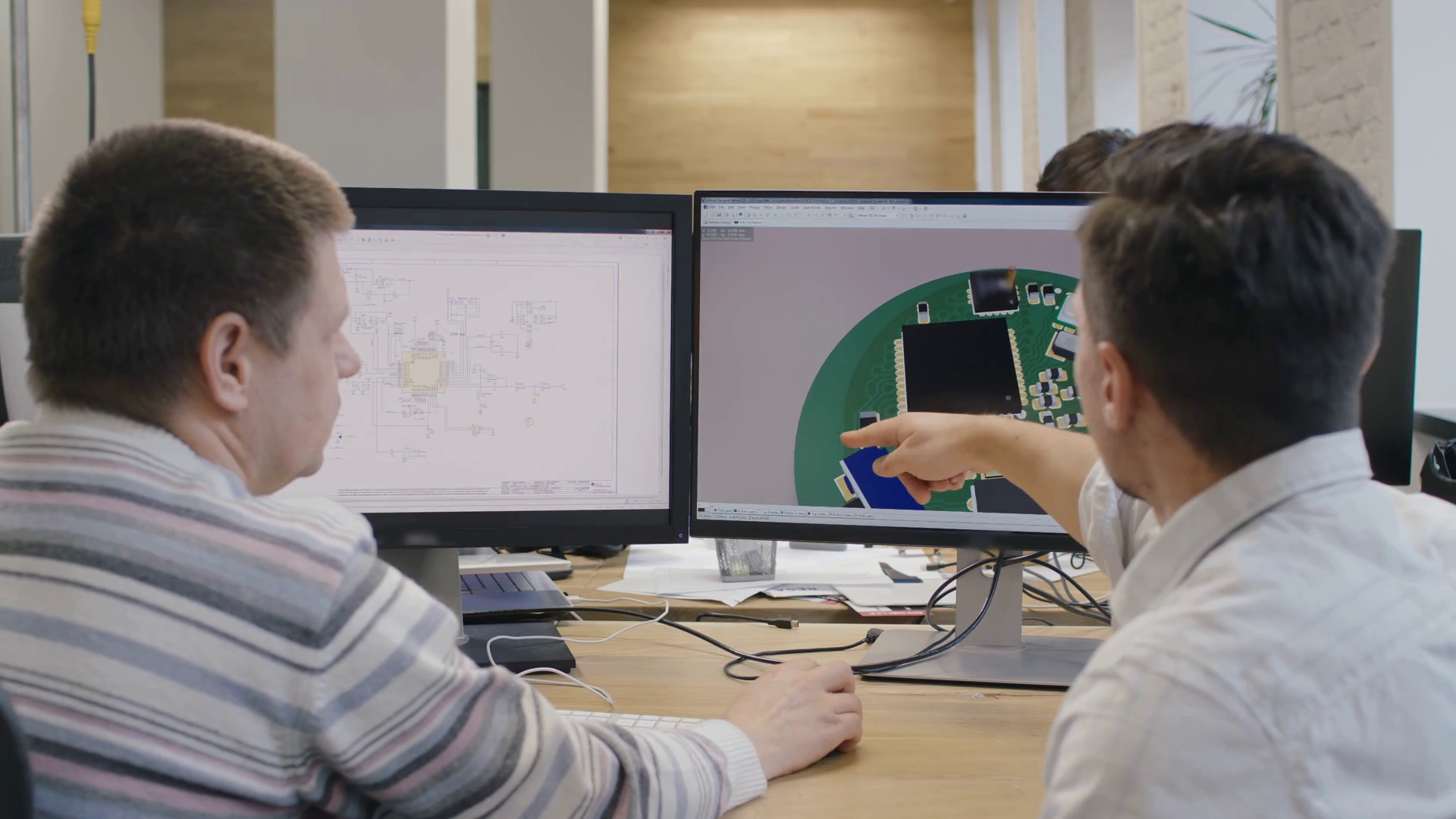 Computer Designers Work In Office Men Are Stock Footage SBV-332970697 ...