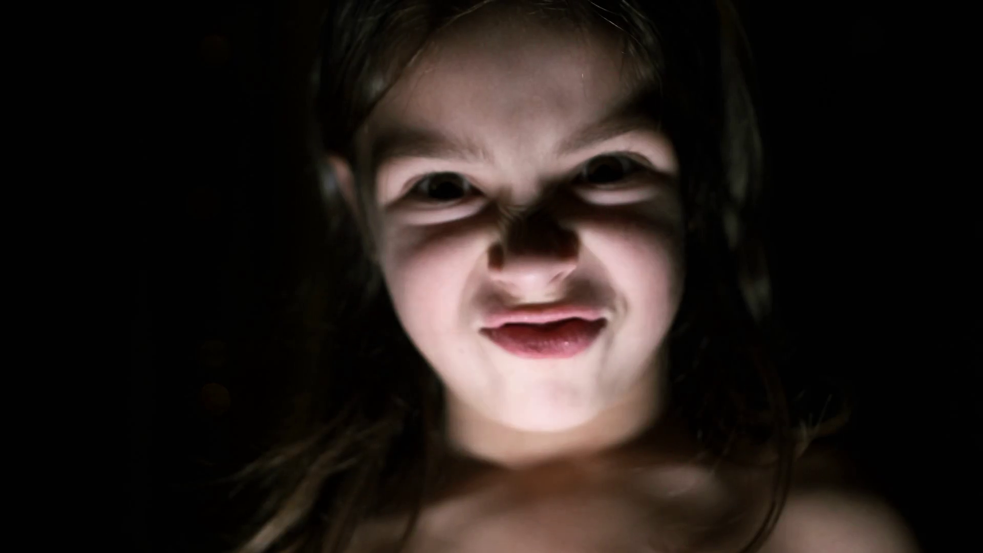 Little Girl's Expressive Face: Surprising Stock Footage SBV-338070753 ...