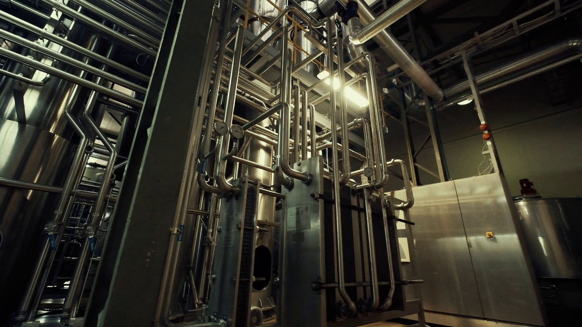 Juice Production Equipment Modern Factory Stock Footage SBV-330668883 ...