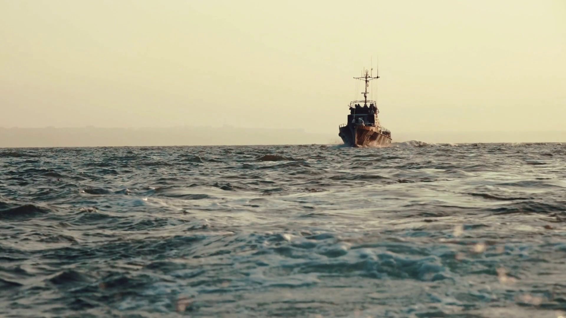 Maritime Border Guards Is Patrolling Water Stock Footage SBV-331564036 ...