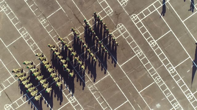 Marching Exercise Stock Footage: Royalty-Free Video Clips - Storyblocks