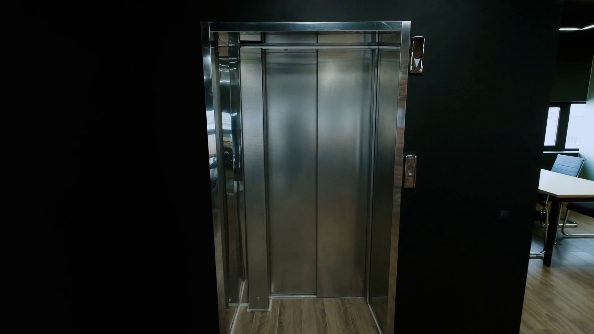 Professional Office Interior Opening Lift In Stock Footage SBV ...