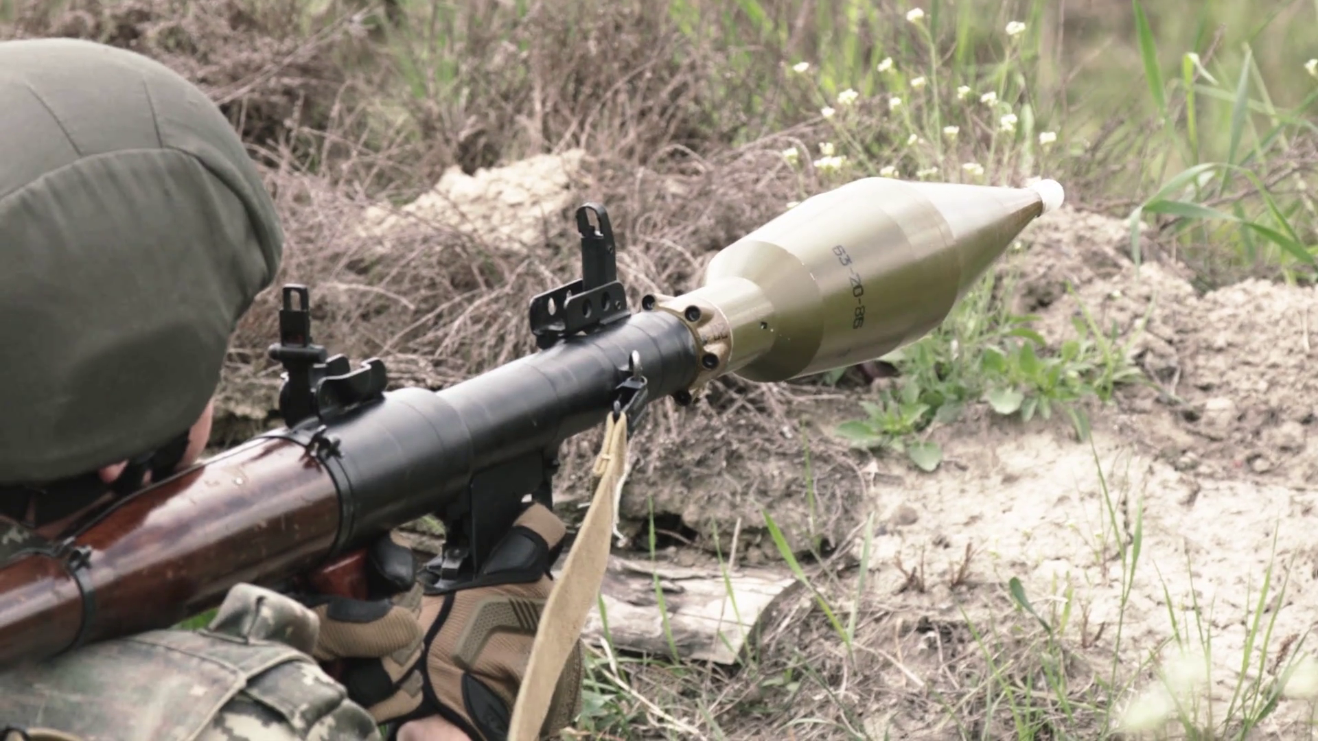 Soldier Shoots With Rpg7 Anti Tank Missile Stock Footage SBV-322172021 ...