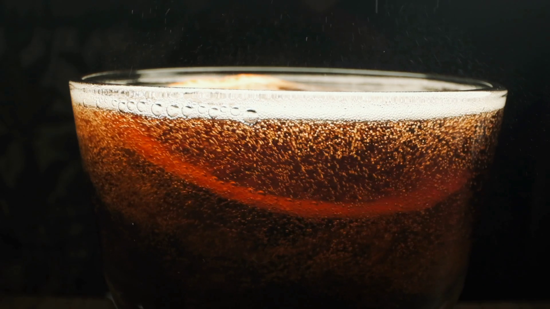 Sparkling Drink Carbonated Cola In Glass Stock Footage SBV-335526267 ...