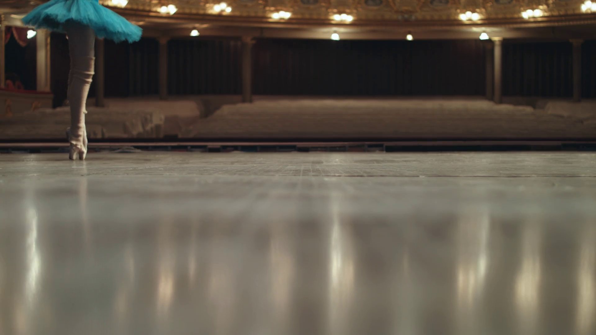 Young Ballet Dancer Performing On Stage In Stock Footage SBV-332610152 ...