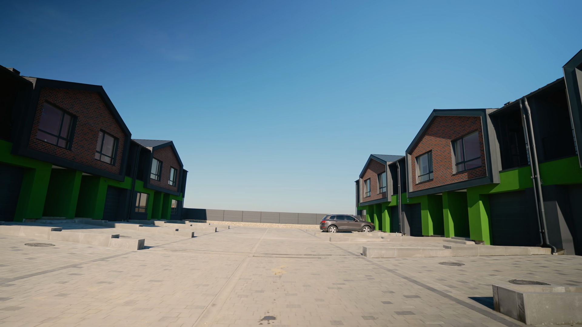 Suburban Residential Complex With Modern Stock Footage SBV-353657077 ...