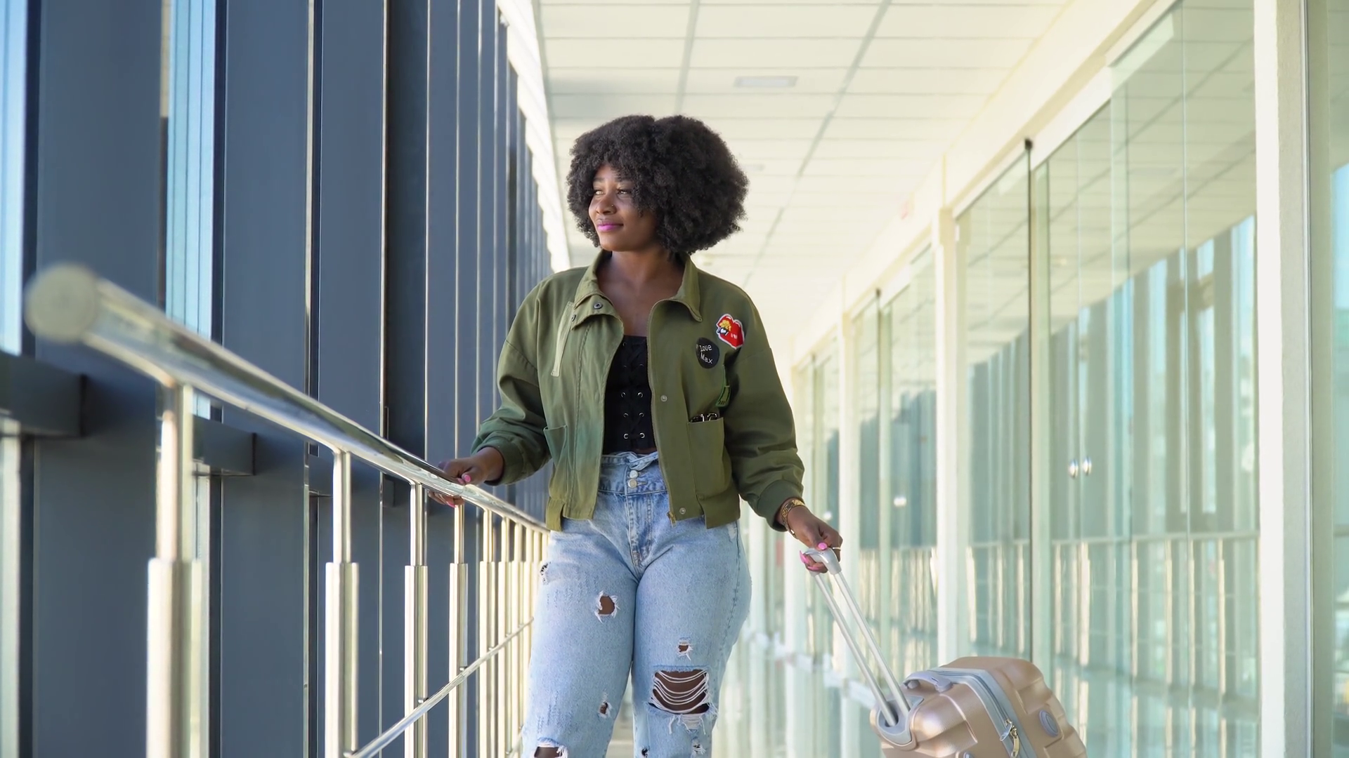 African American Girl Are Waiting To Stock Footage SBV-352069358 ...