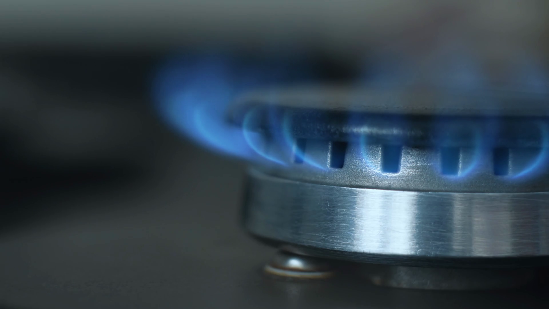 Gas Burner On Stove Being Turned Off Stock Footage SBV-352363070 ...