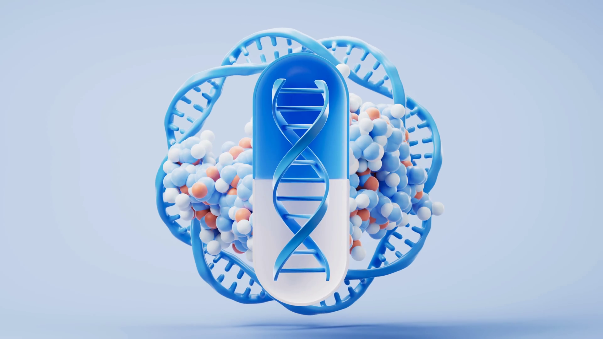 Biological Proteins Medical Capsule 3d Stock Motion Graphics SBV ...