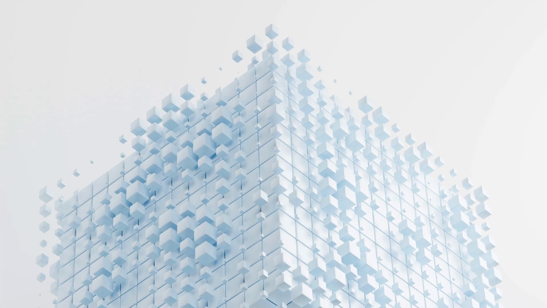 Abstract Cube Shape Cube Geometry 3d Stock Motion Graphics SBV ...