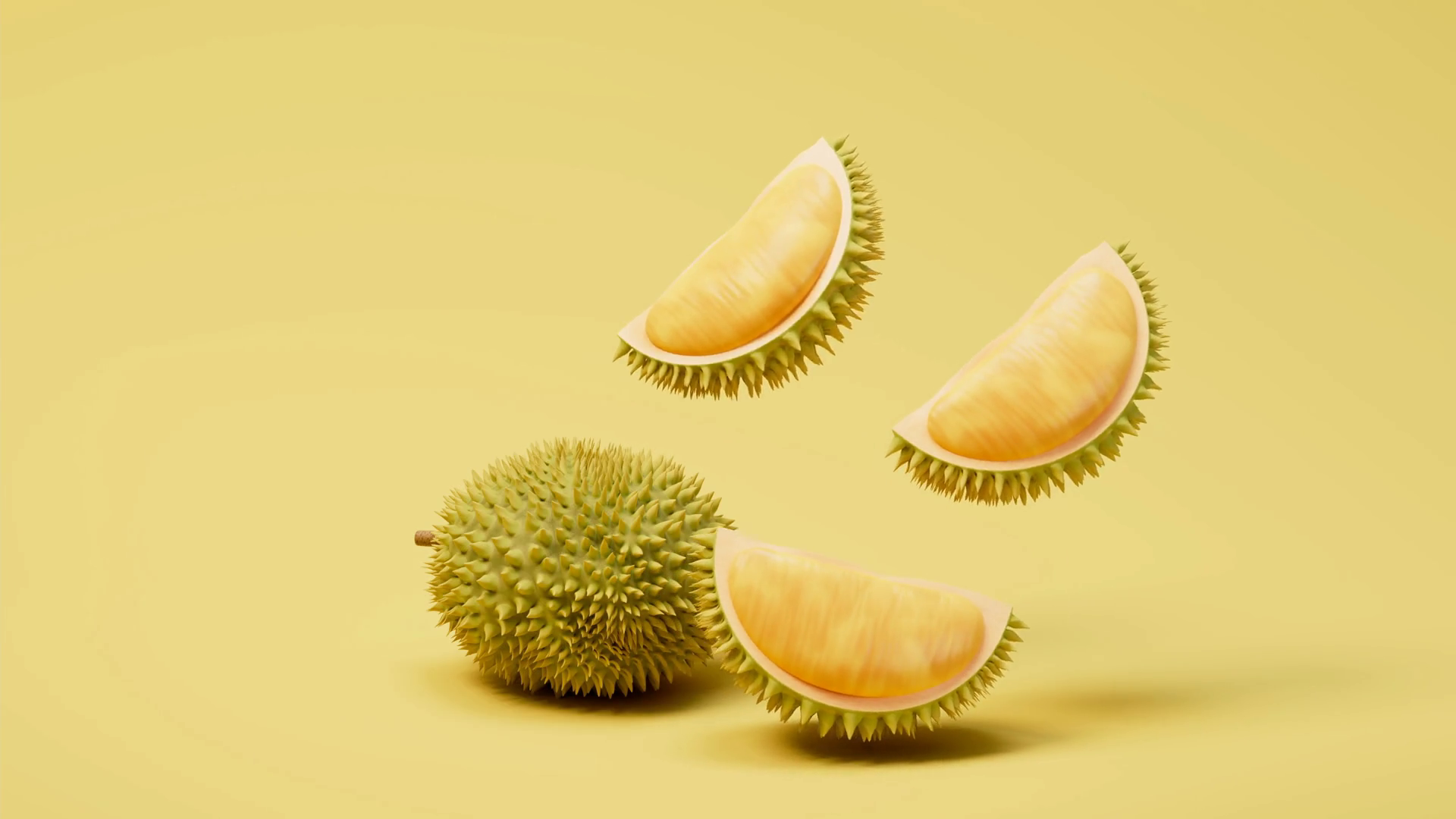 Loop Animation Of Fruit Durian Delicious Stock Motion Graphics SBV ...