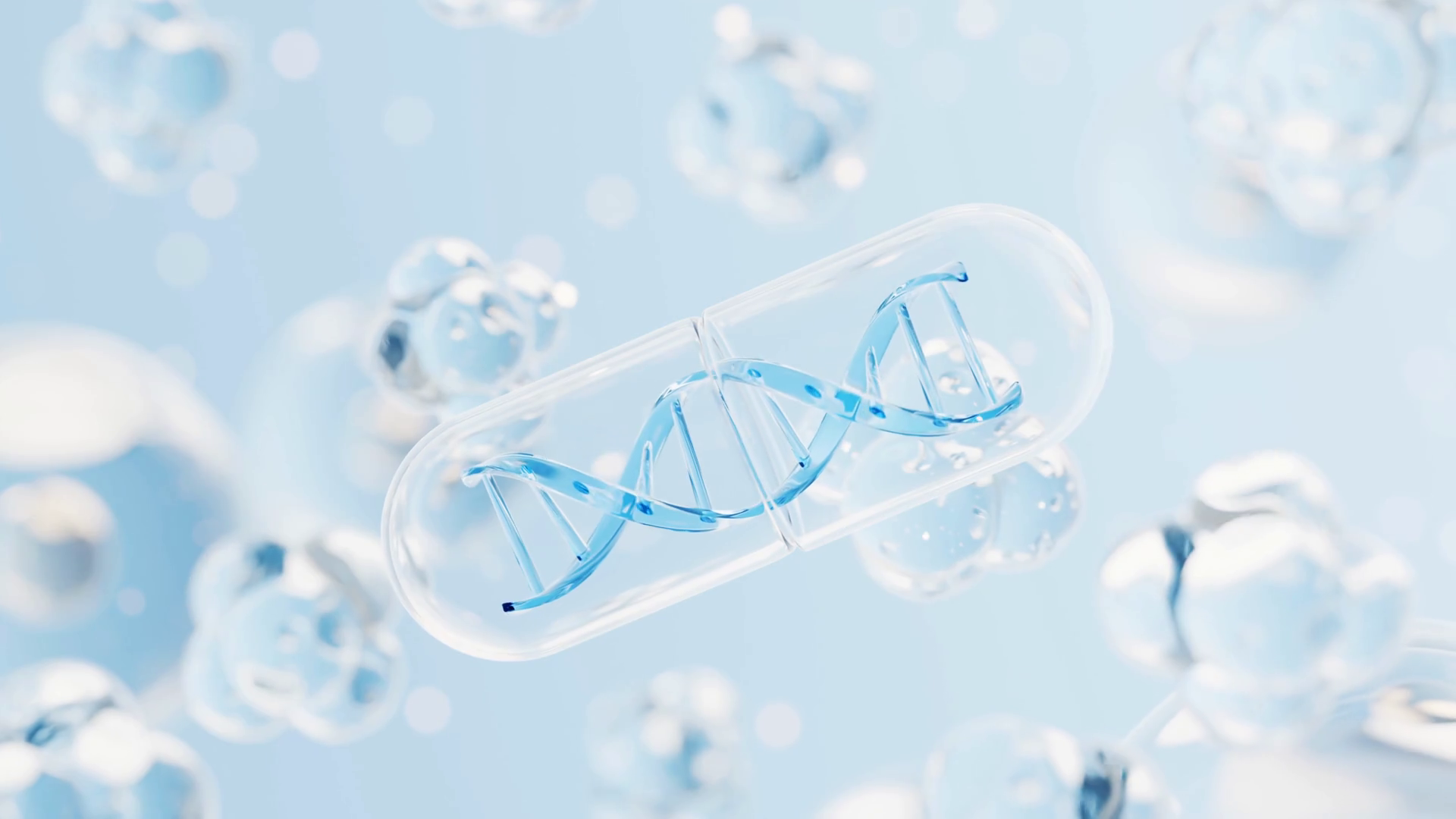 Medical Capsule With Biomedical Concept 3d Stock Footage SBV-347445435 ...