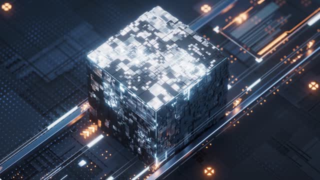 Tech Cube Stock Footage: Royalty-Free Video Clips - Storyblocks
