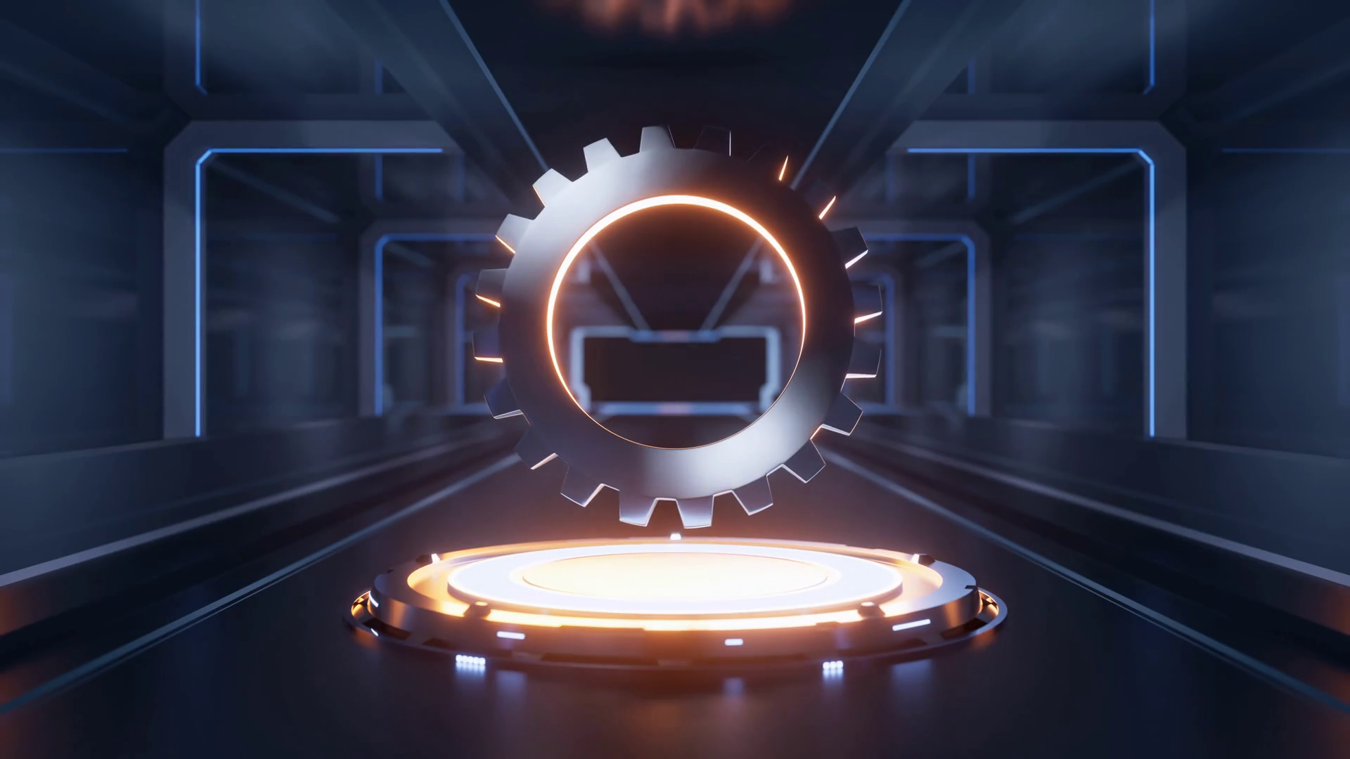 Mechanical Gear With Technology Background Stock Motion Graphics SBV ...