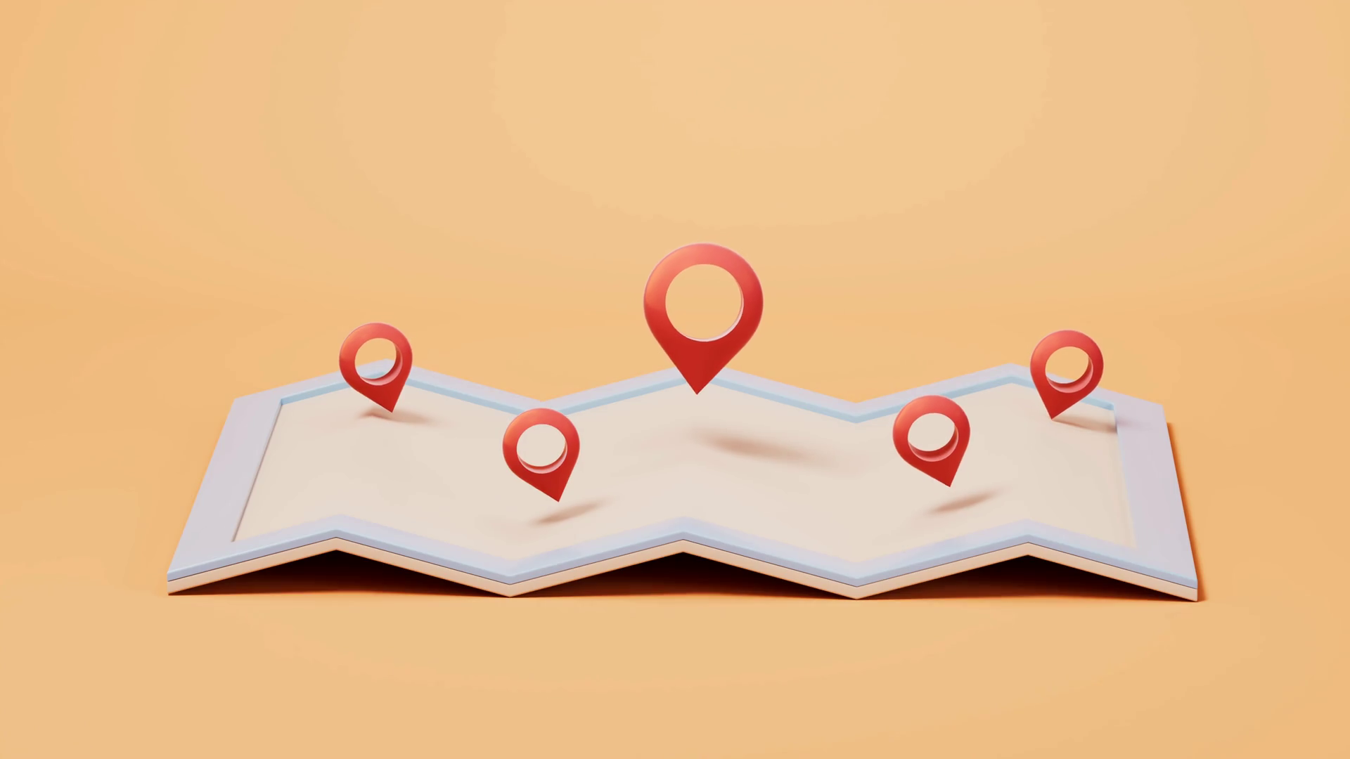 Loop Animation Of Map Location Pointer 3d Stock Motion Graphics SBV ...