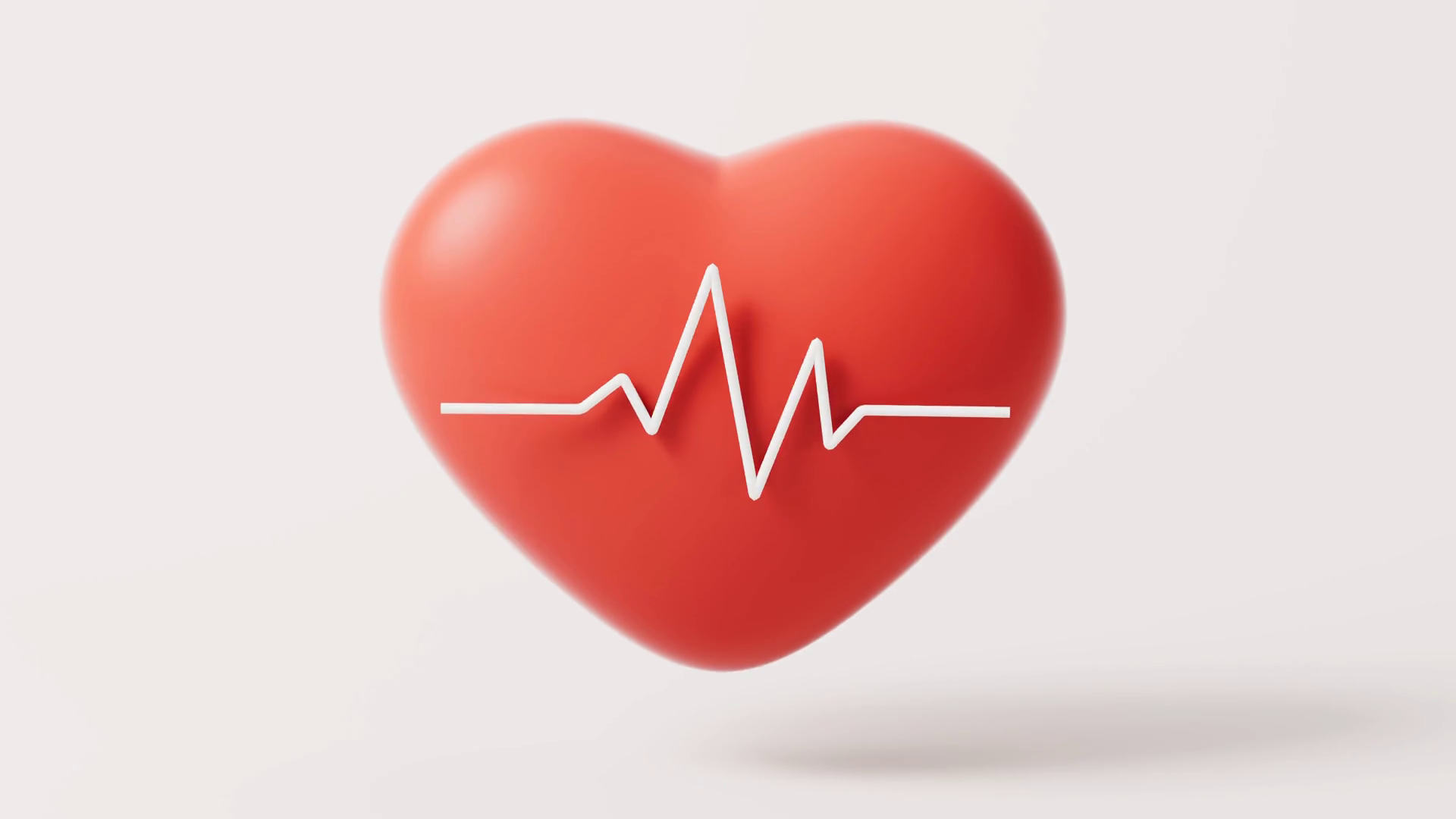 Loop Animation Of Heart Shape With Ecg Graph Stock Motion Graphics SBV ...