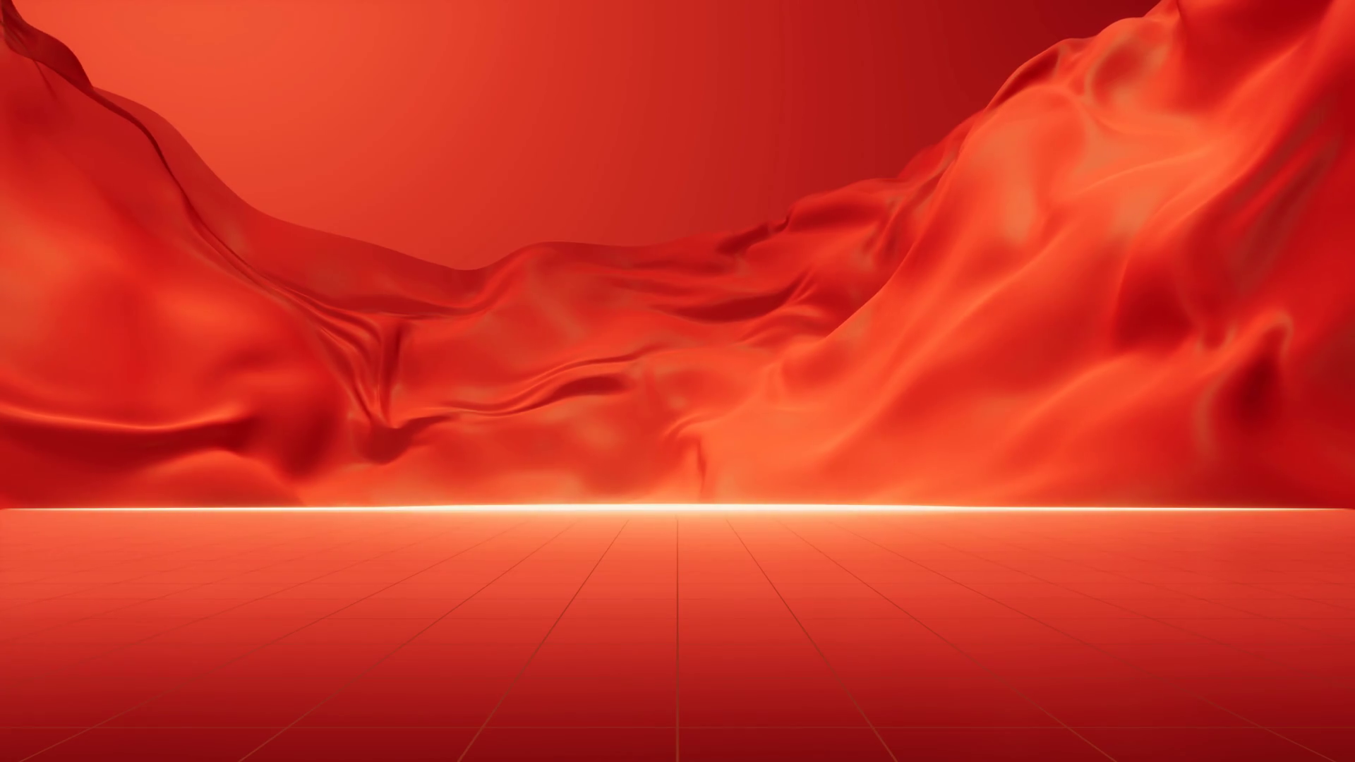 Flowing Red Cloth Background 3d Rendering Stock Motion Graphics SBV ...
