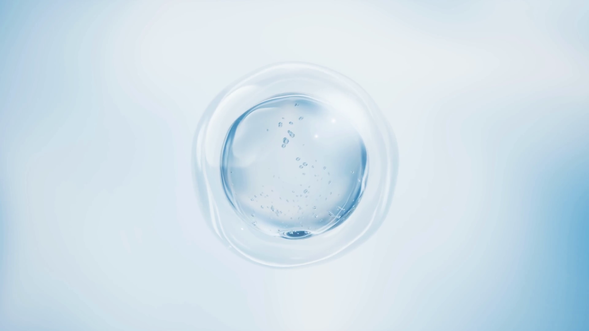 Transparent Blue Liquid Bubble 3d Rendering Stock Motion Graphics SBV ...