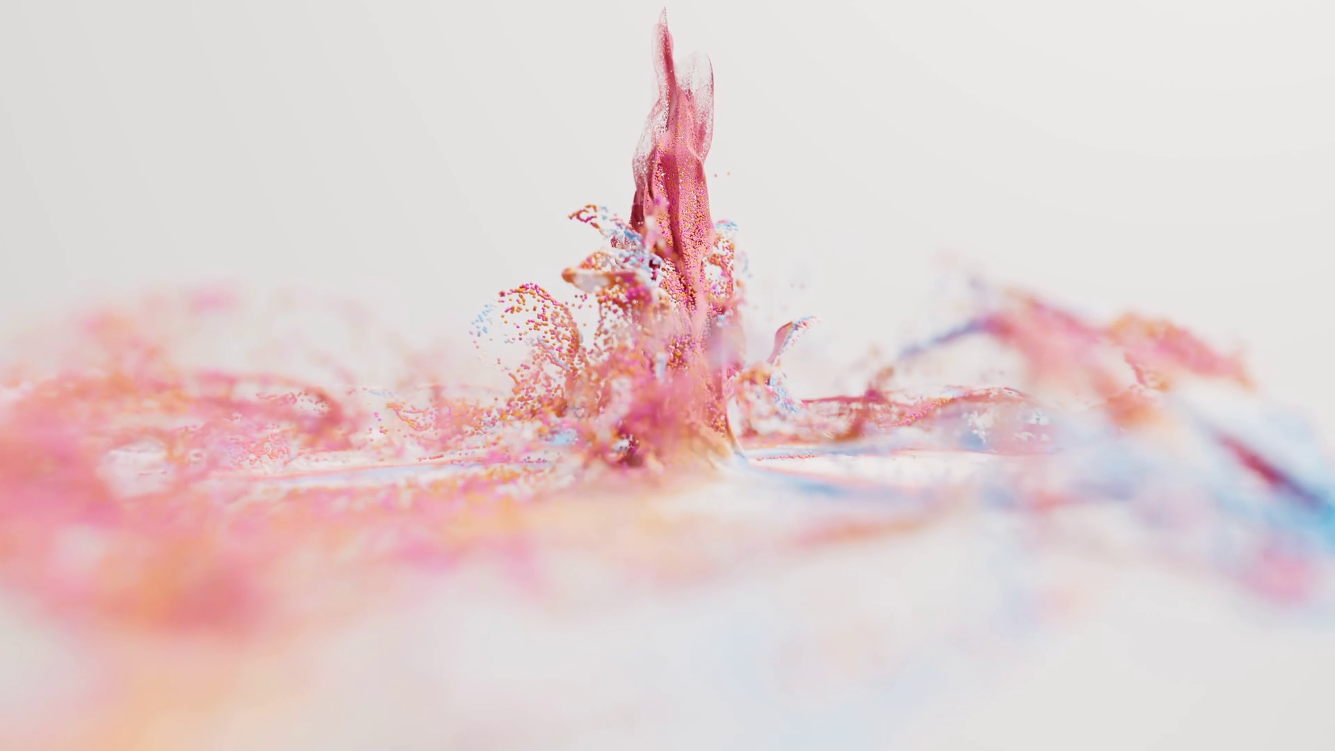 Abstract Flowing Wave Particles Background Stock Motion Graphics SBV ...