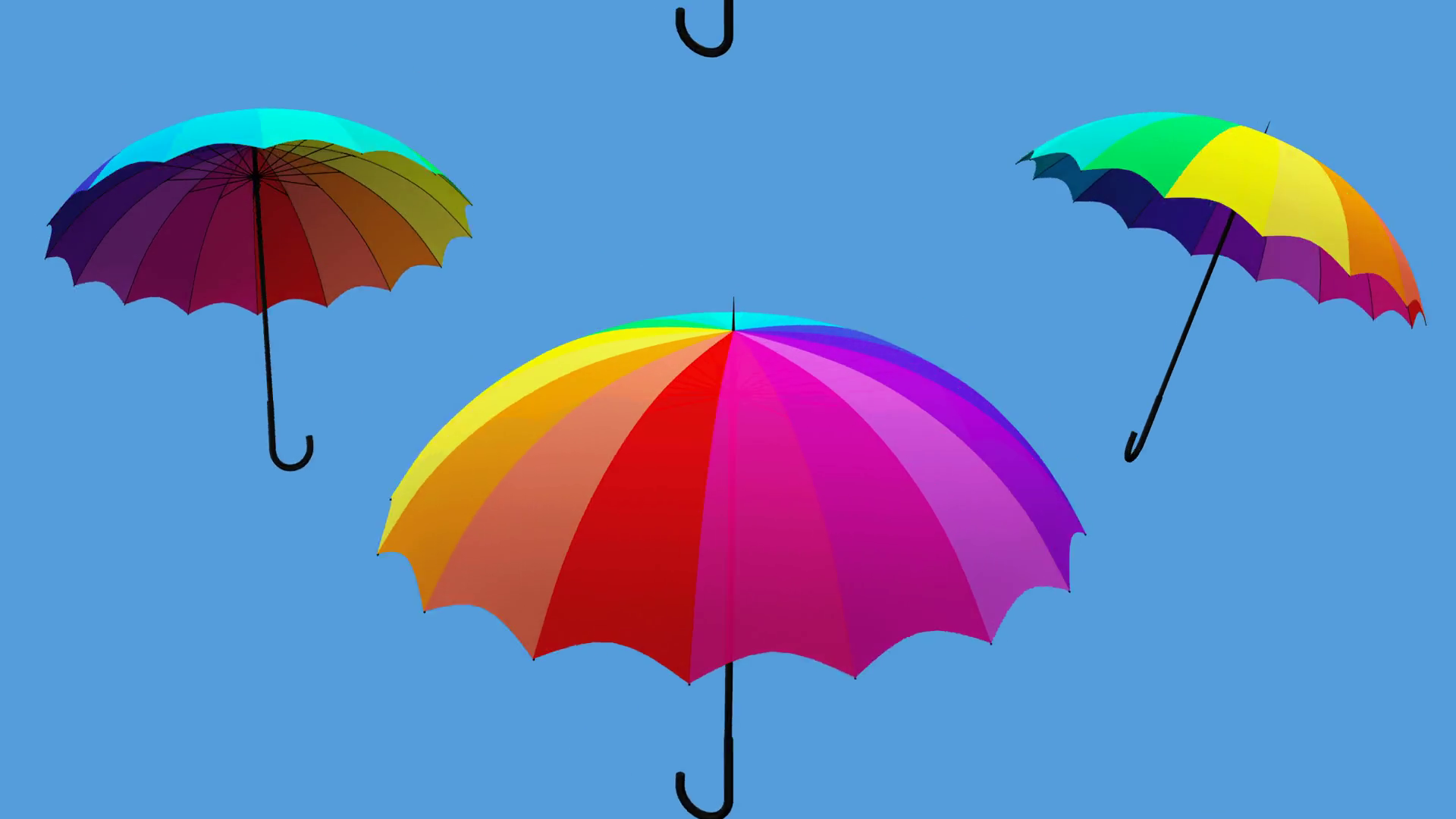 Umbrella Falling Animation 3d Illustration Stock Motion Graphics SBV ...