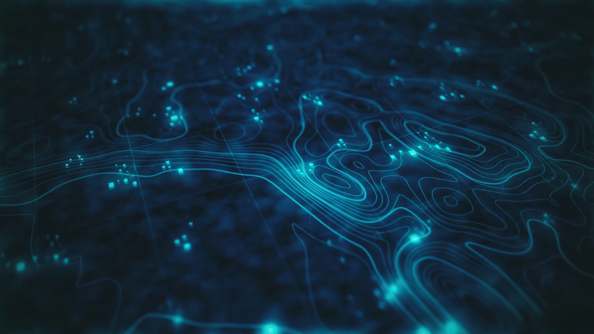 Technology Digital Topographic Landscape Stock Motion Graphics SBV ...