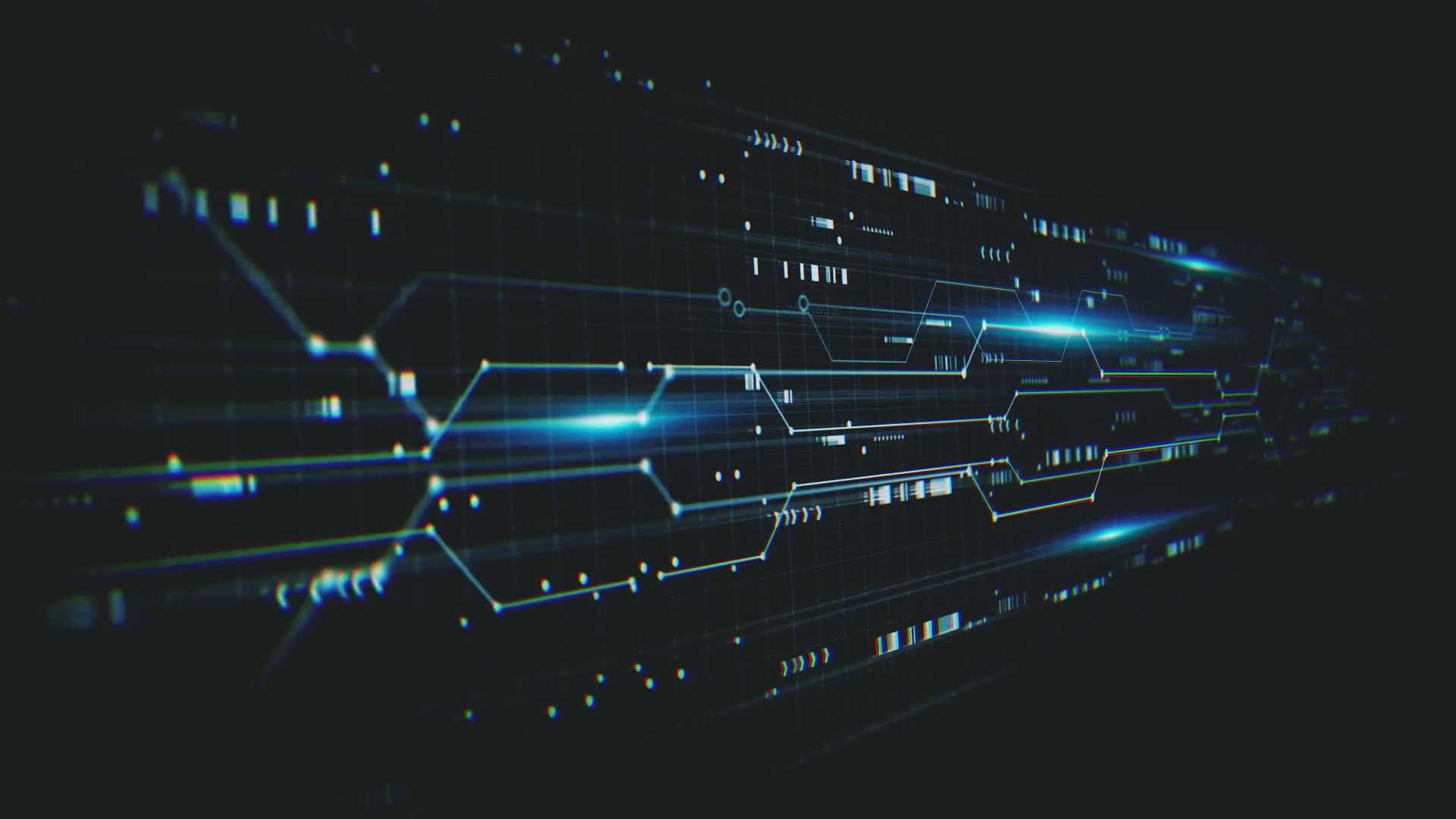 High Tech Hud Digital Circuit Background Stock Motion Graphics SBV ...