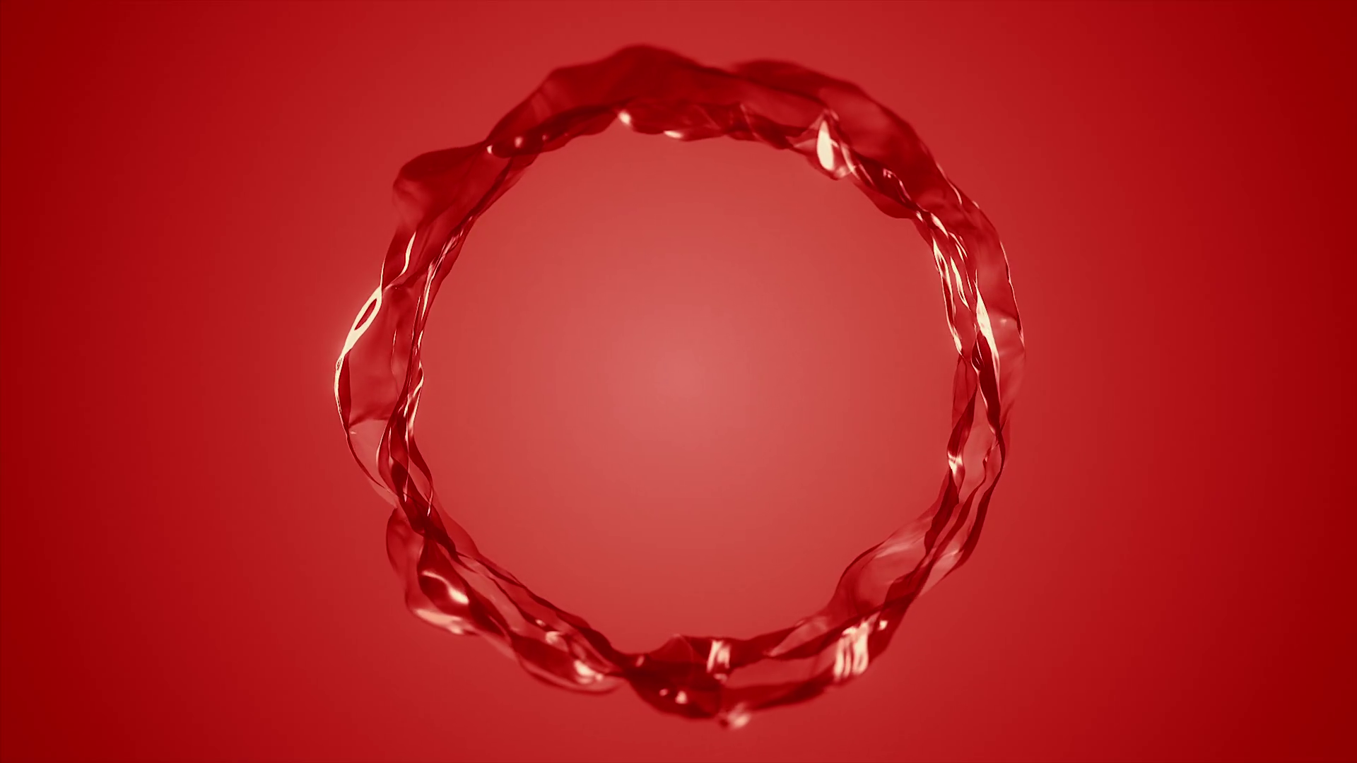 Ring Of Red Liquid Flowing Background Loop Stock Motion Graphics SBV ...