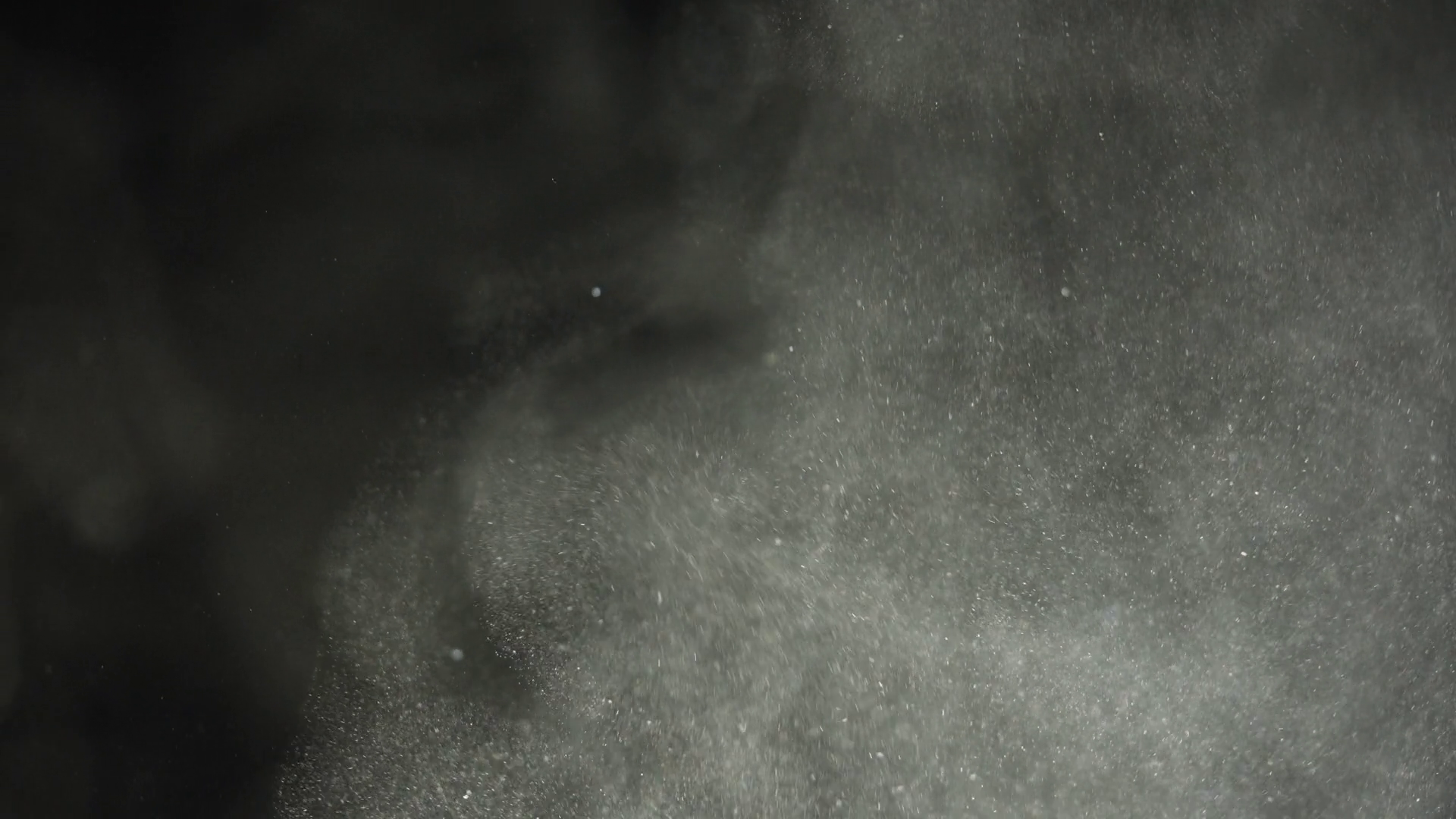 Gray Puffs Of Sand Dust Fly Through Air Stock Footage SBV-348498654 ...