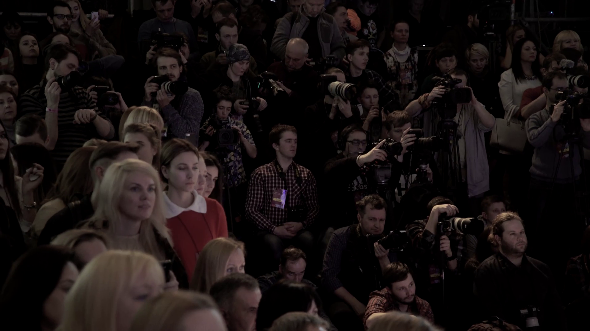 The Work Of Photographer On Fashion Show Stock Footage SBV-346843735 ...