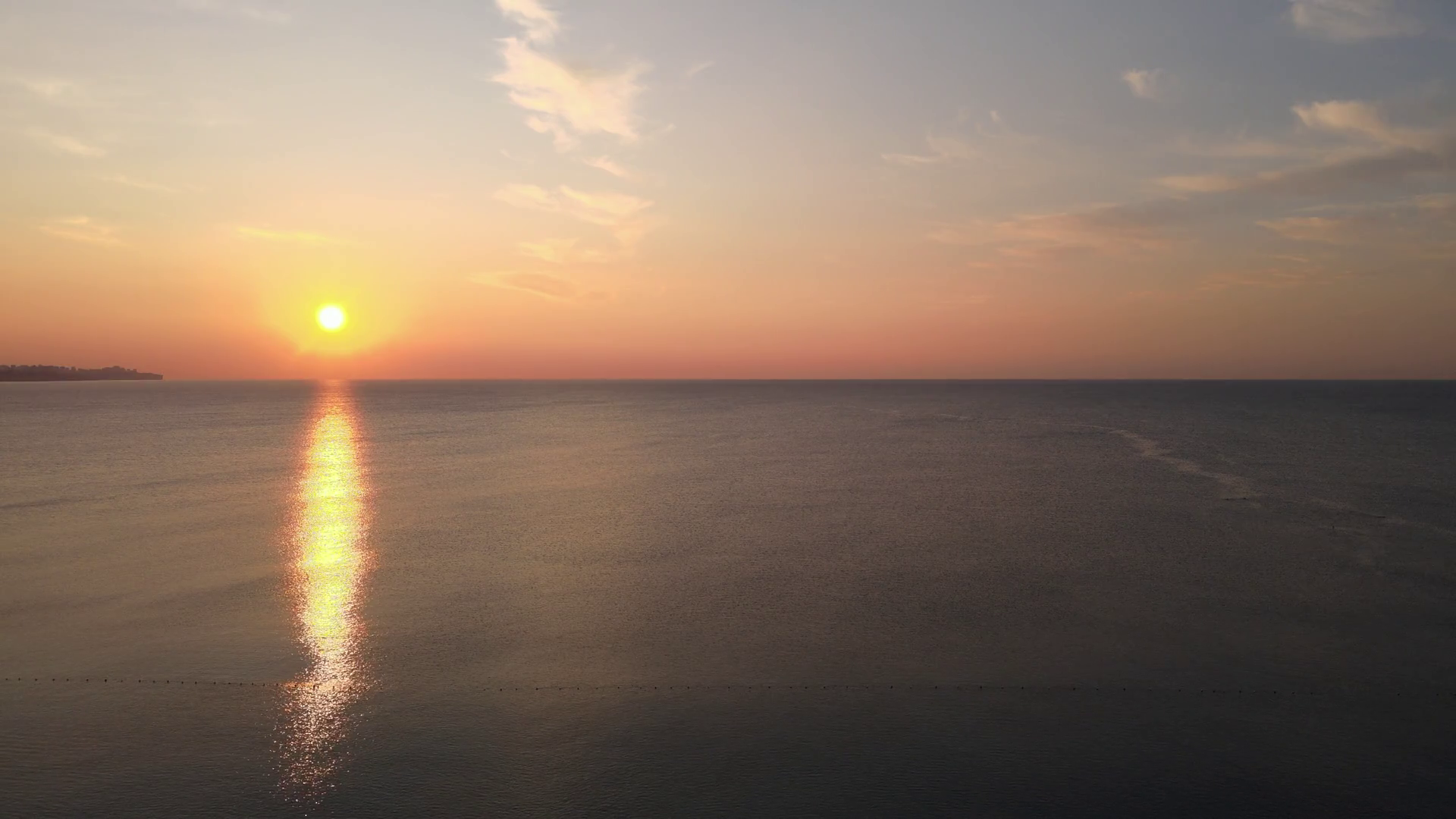 Beautiful morning coastal landscape by the sea Stock Video Footage 00: ...