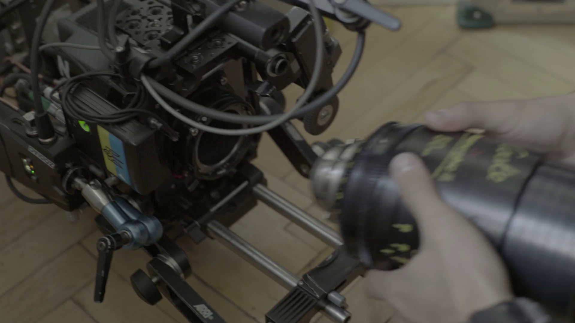 Professional Camera On Film Set Close-up Stock Footage SBV-346858767 ...