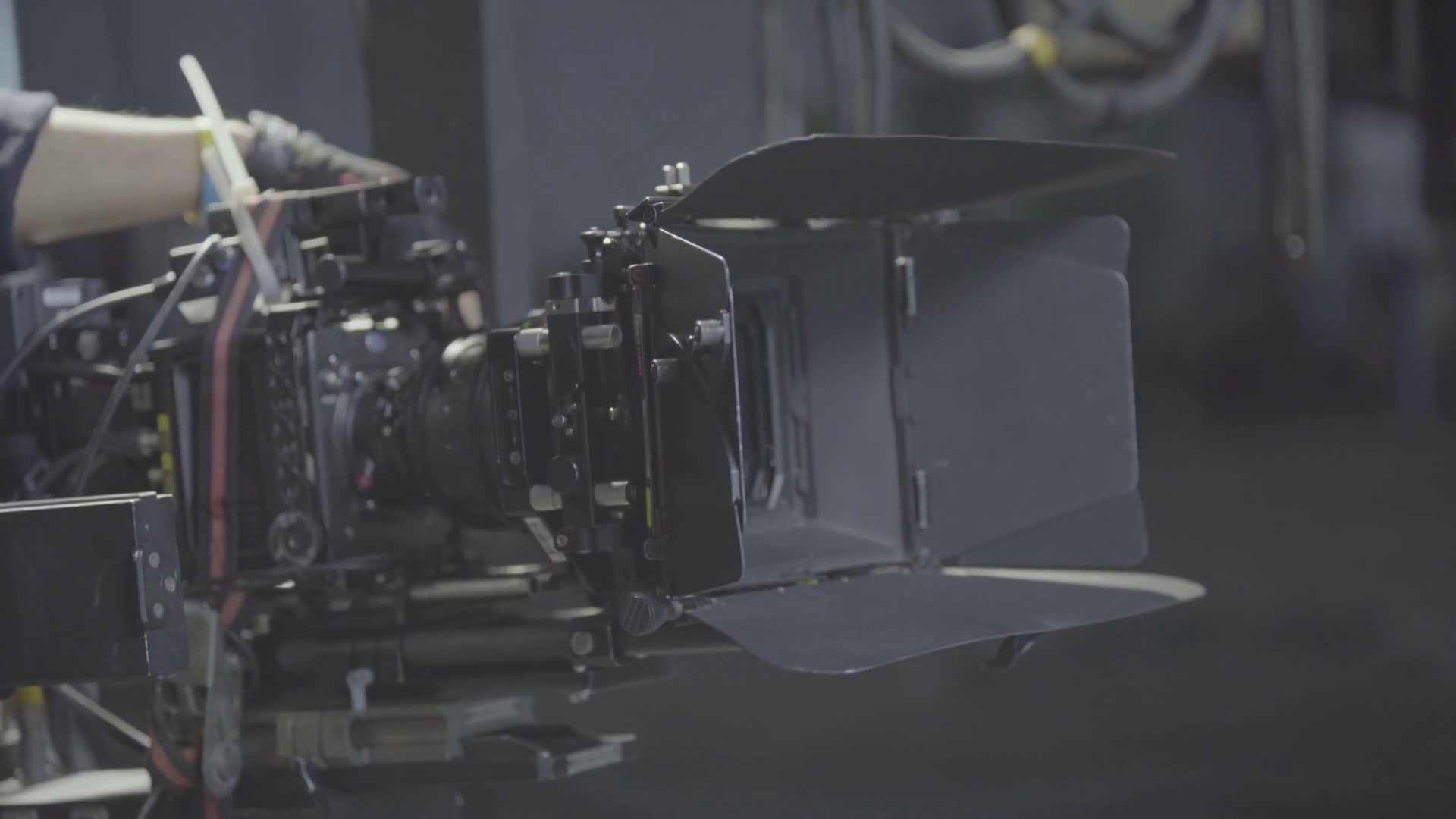 Professional Camera On Set During Filming Stock Footage SBV-346858765 ...