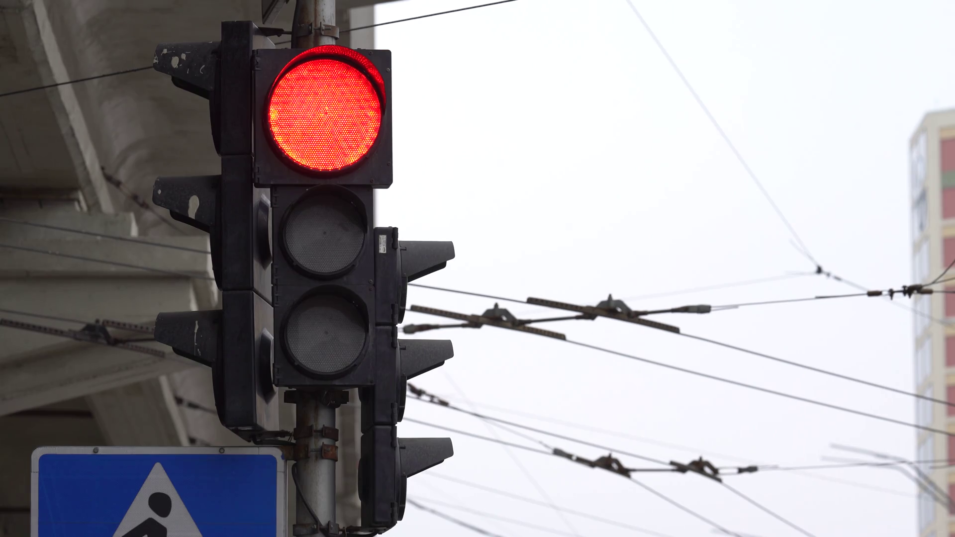 Close-up Of Traffic Light On Road During Day Stock Footage SBV ...