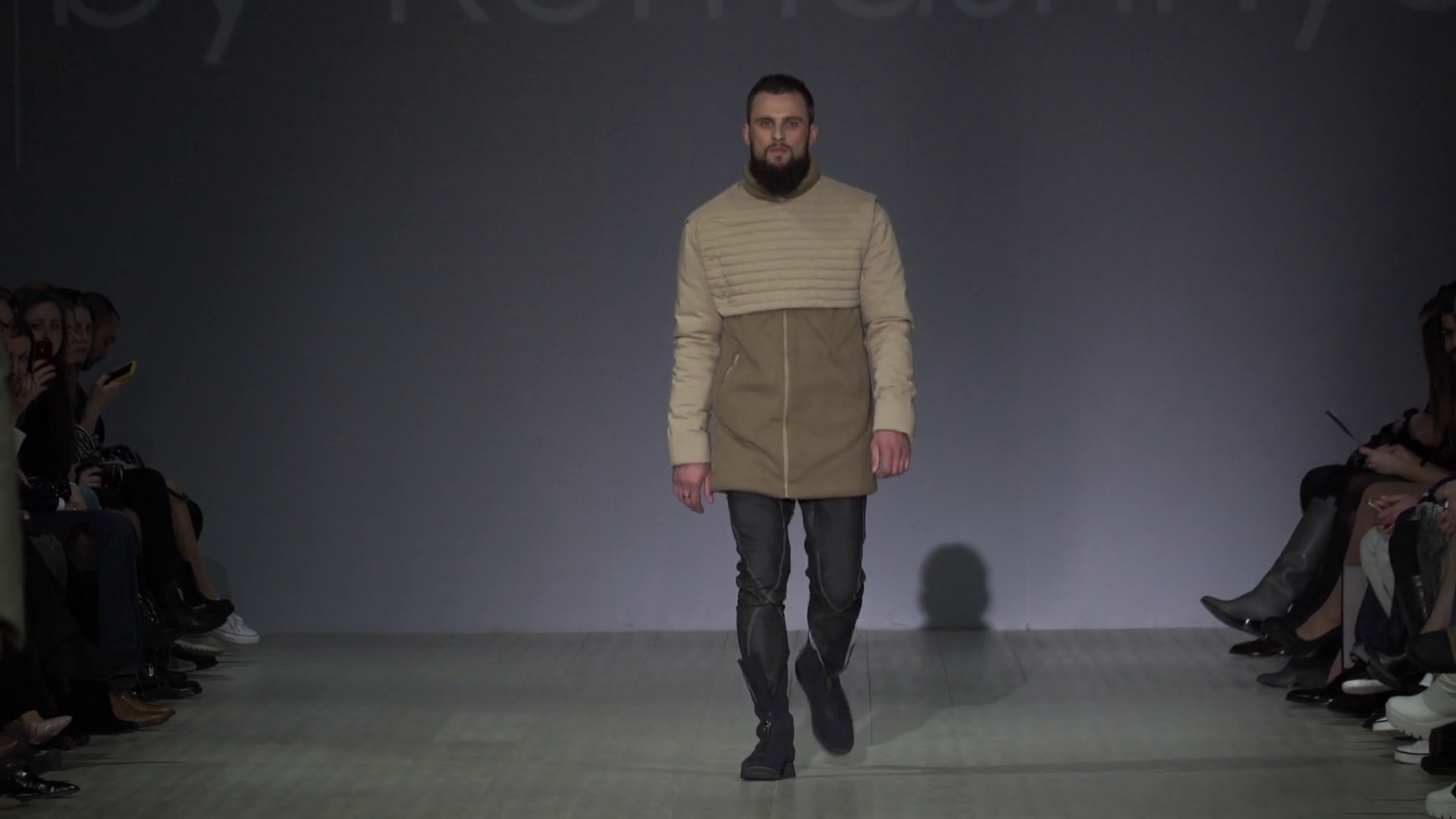 Men's Fashion: Male Model On Catwalk During Stock Footage SBV-346850572 ...