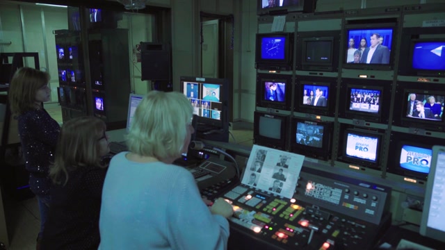 Tv Studio Control Room Stock Footage: Royalty-Free Video Clips ...