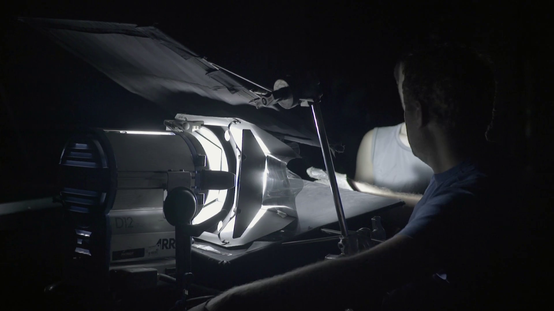 Lighting On Set Of Film During Filming Stock Footage SBV-346860586 ...