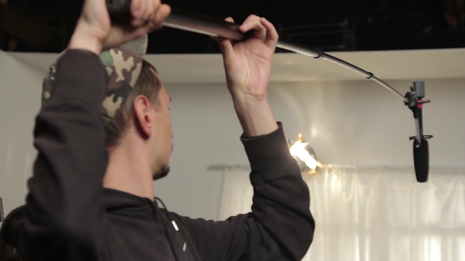 Recording Sound On Set Of Movie During Stock Footage SBV-346846787 ...