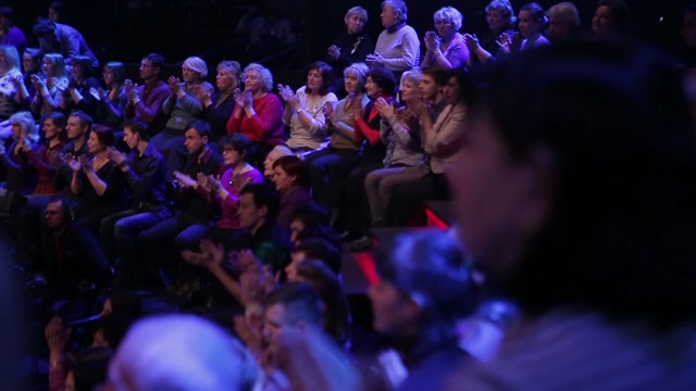 Applause Audience Clapping Auditorium Forum Stock Footage: Royalty-Free ...
