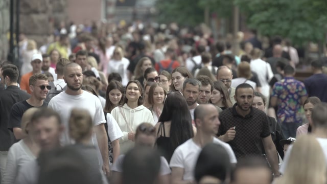 Crowd In Public Stock Footage: Royalty-Free Video Clips - Storyblocks