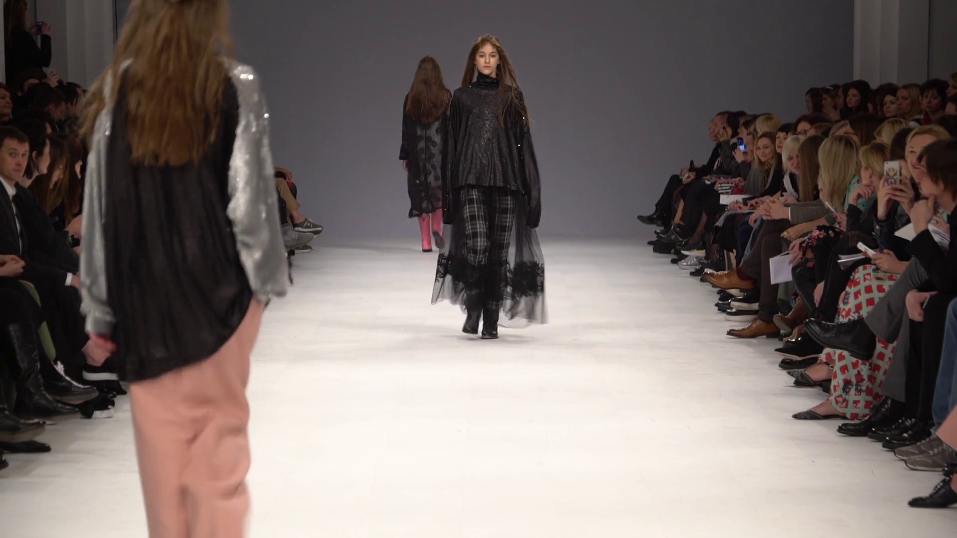 Ukraine Kyiv : Model Demonstrates Clothes At Stock Footage SBV ...