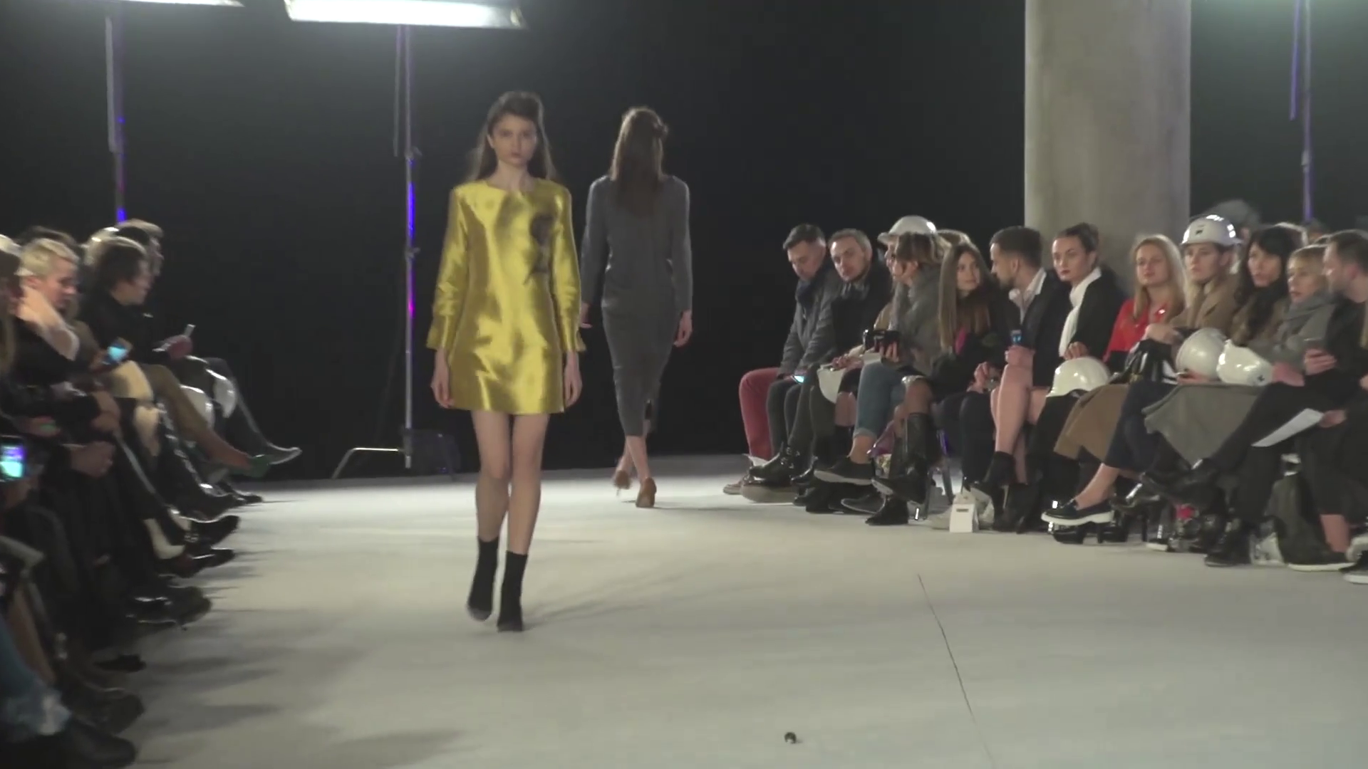 Ukraine Kyiv : Model Demonstrates Clothes At Stock Footage SBV ...