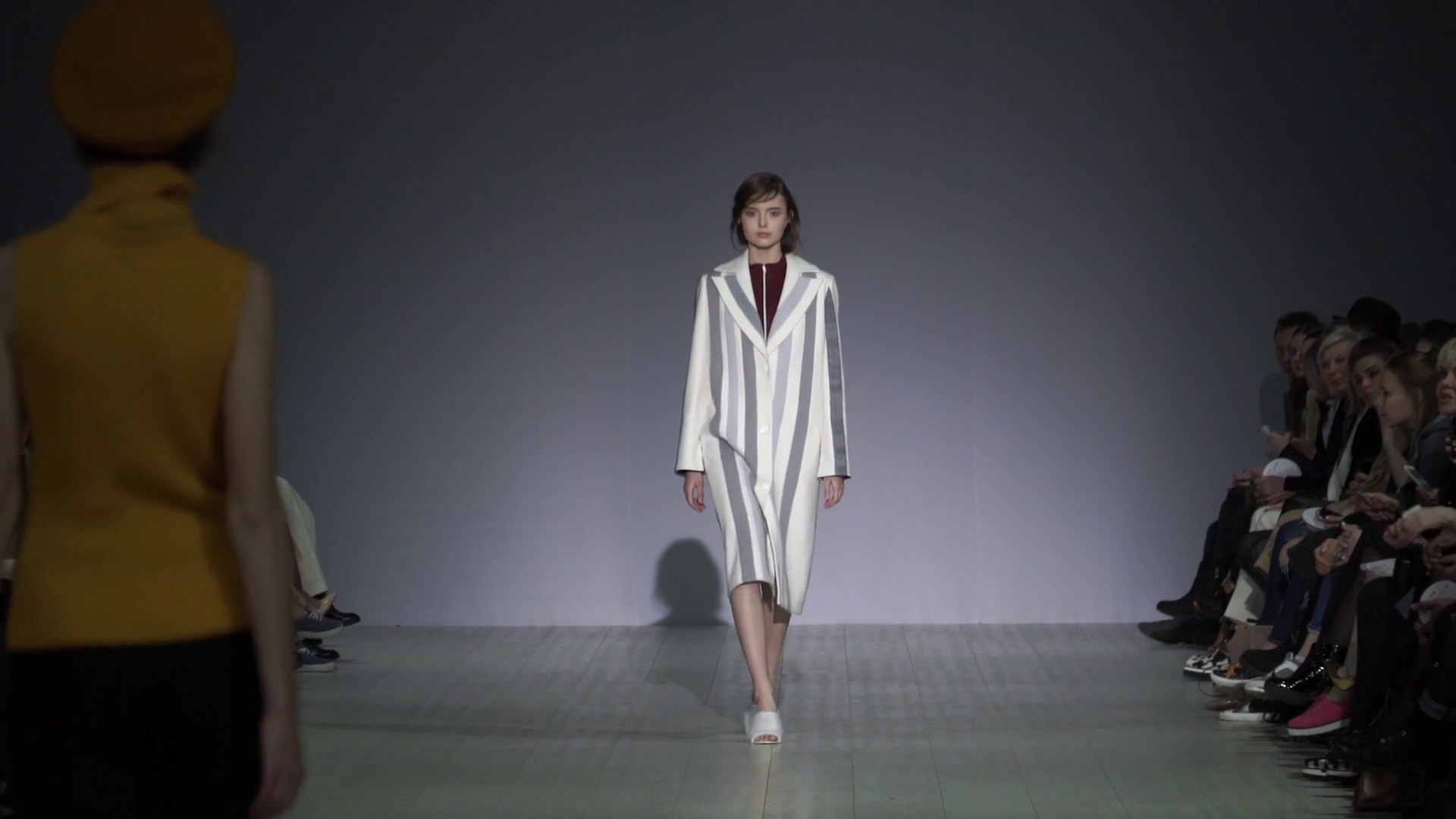 Ukraine Kyiv : Model Demonstrates Clothes At Stock Footage SBV ...