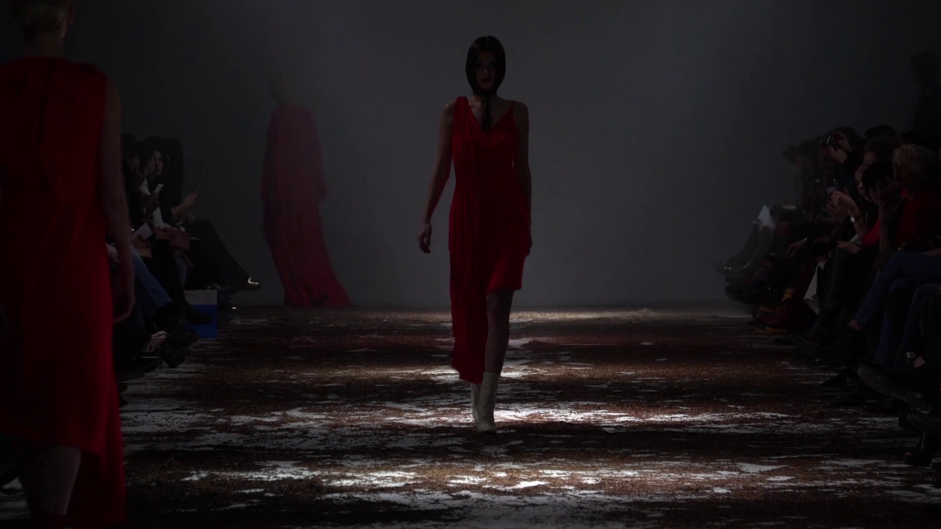 Ukraine Kyiv : Model Demonstrates Clothes At Stock Footage SBV ...