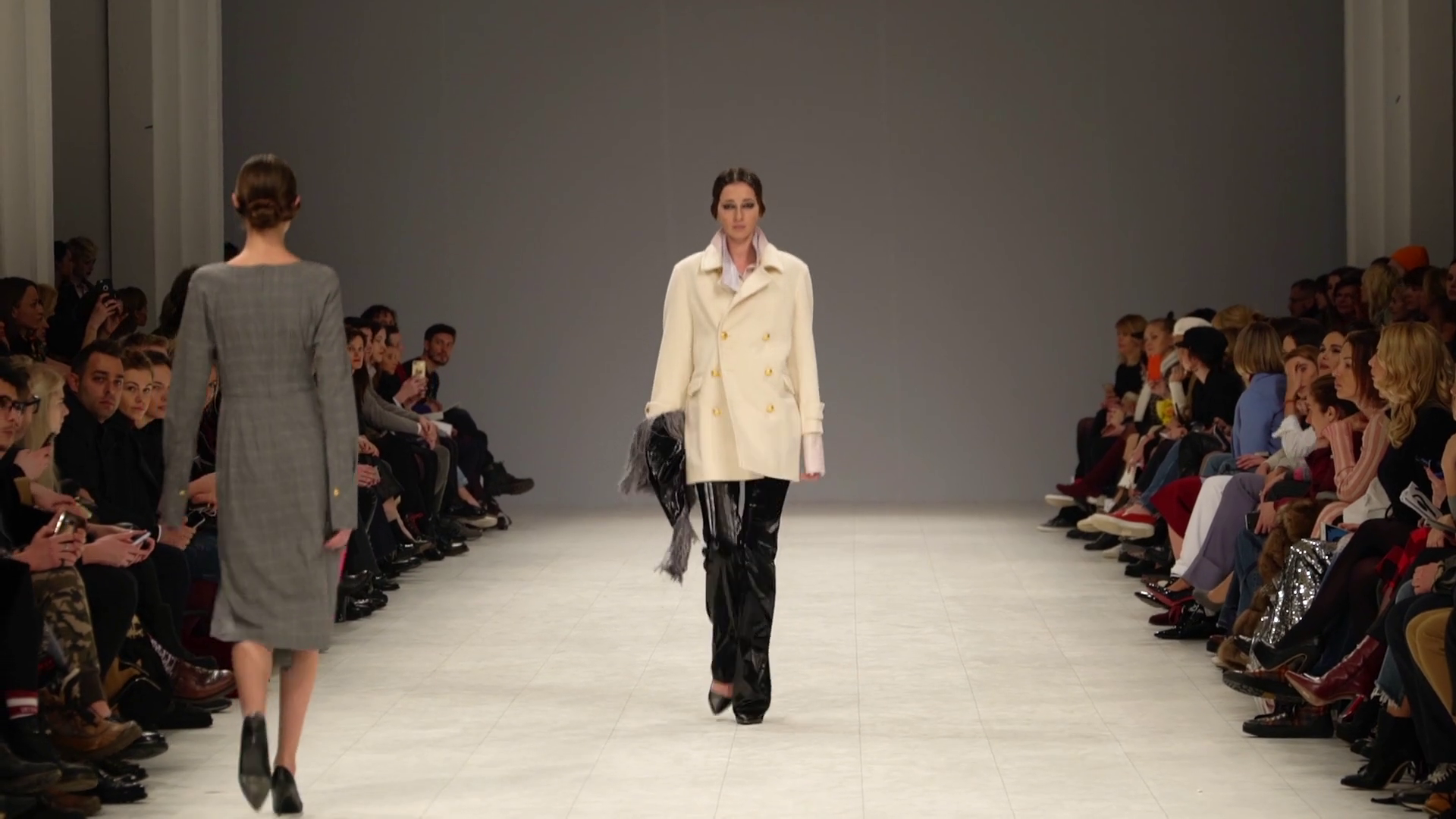 Ukraine Kyiv : Model Demonstrates Clothes At Stock Footage SBV ...