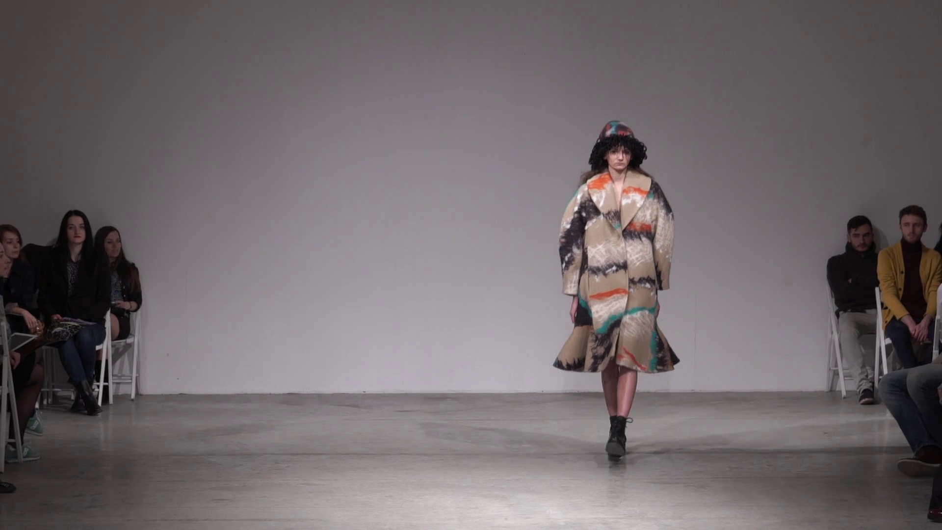 Ukraine Kyiv : Model Demonstrates Clothes At Stock Footage SBV ...