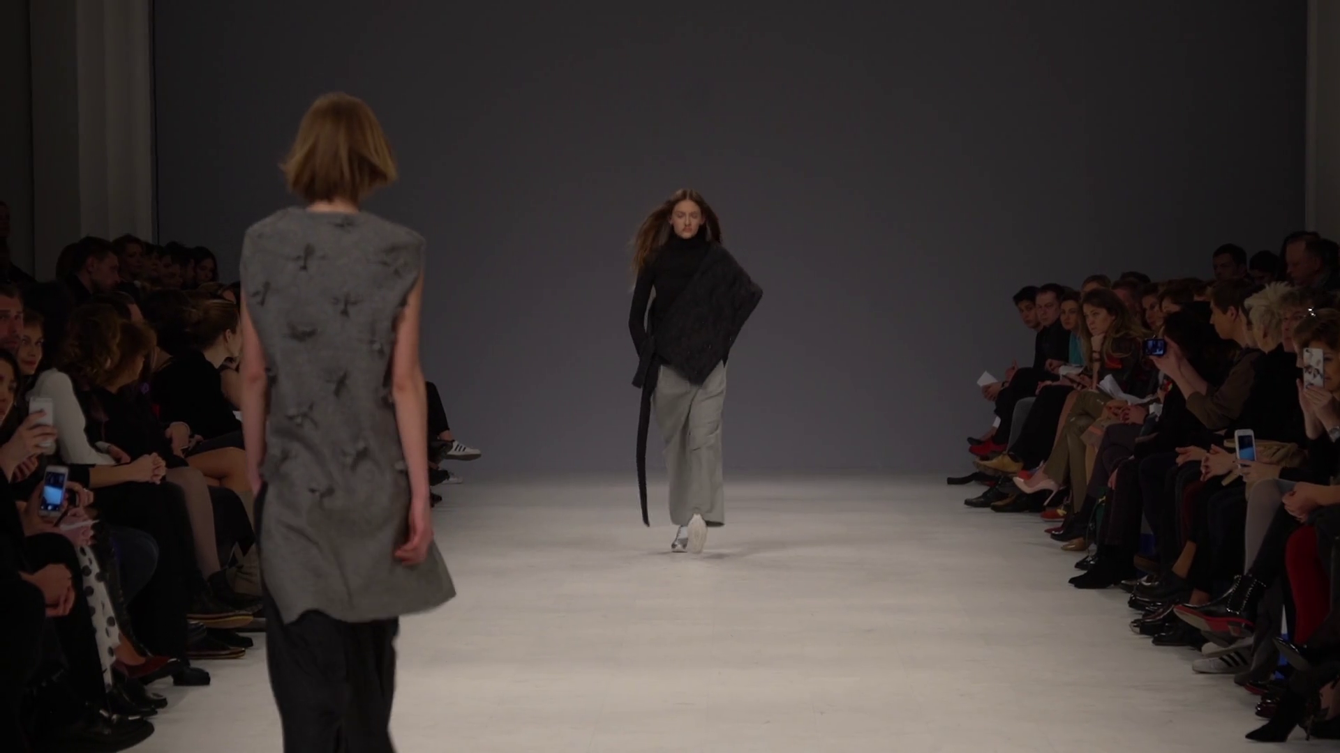 Ukraine Kyiv : Model Demonstrates Clothes At Stock Footage SBV ...