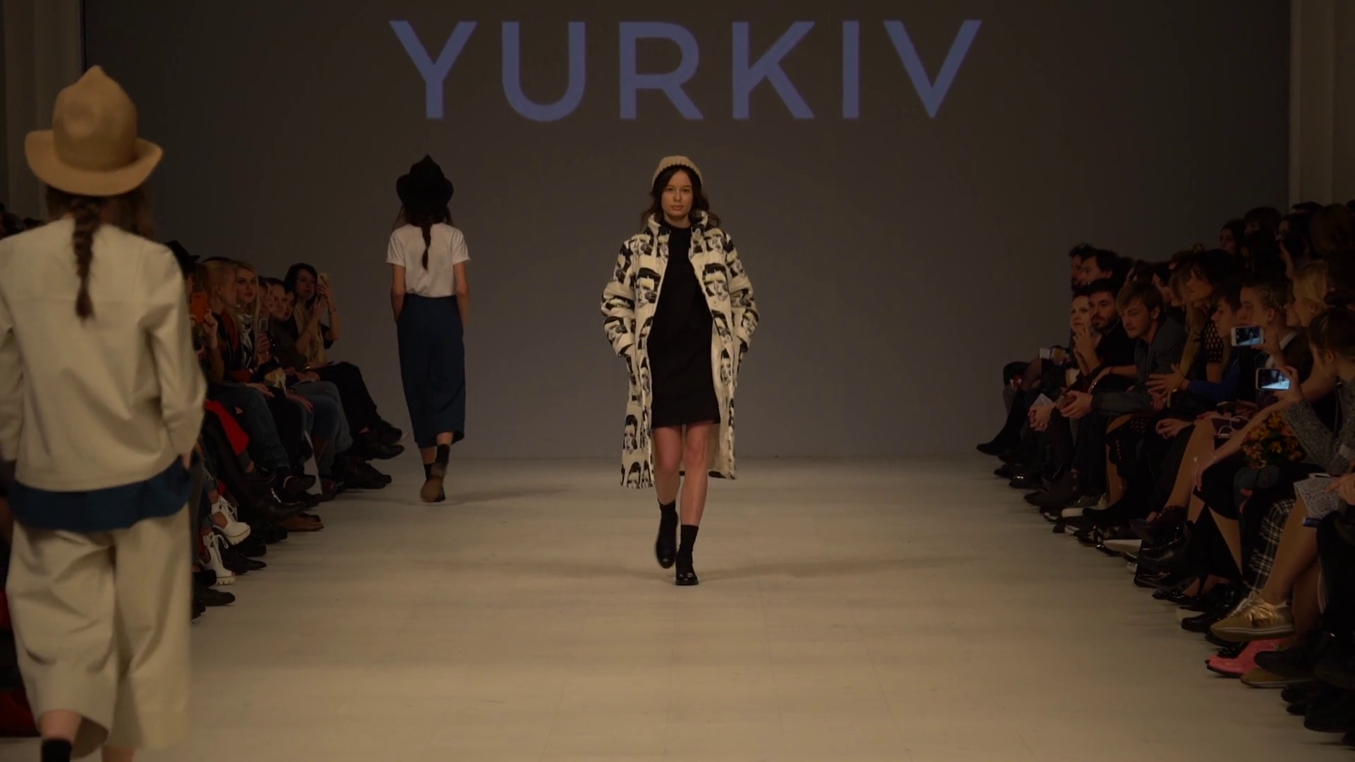 Ukraine Kyiv : Model Demonstrates Clothes At Stock Footage SBV ...