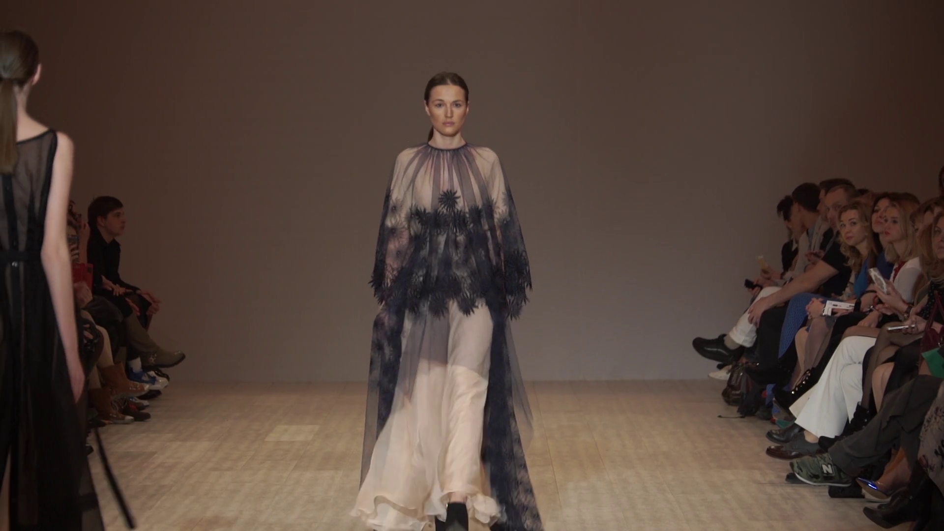 Ukraine Kyiv : Model Demonstrates Clothes At Stock Footage SBV ...